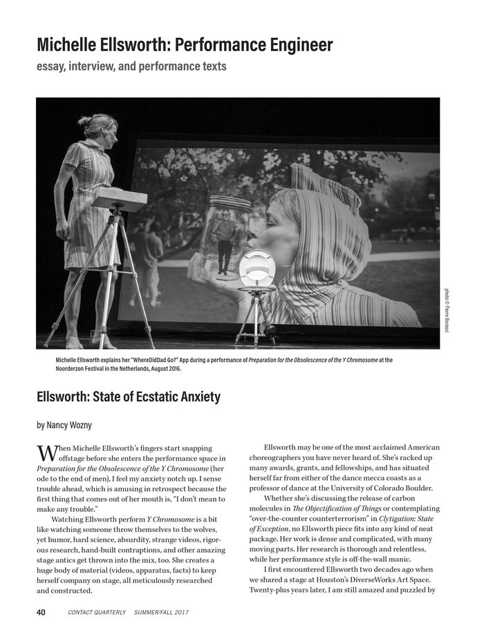 Michelle Ellsworth Performance Engineer