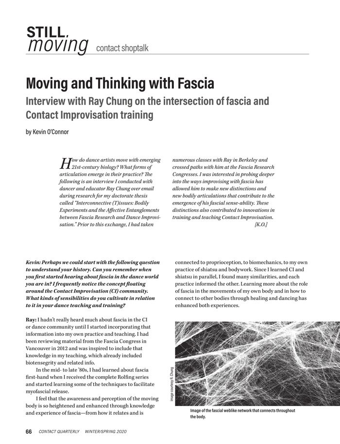 Moving And Thinking With Fascia